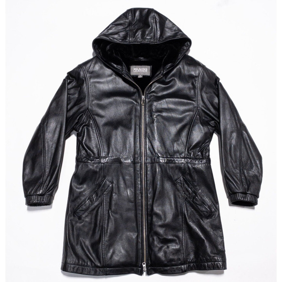 Wilsons Leather | Jackets & Coats | Wilsons Leather Jacket Mens Medium Hooded Trench Long ...